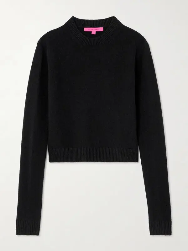 THE ELDER STATESMAN Cropped Cashmere Sweater