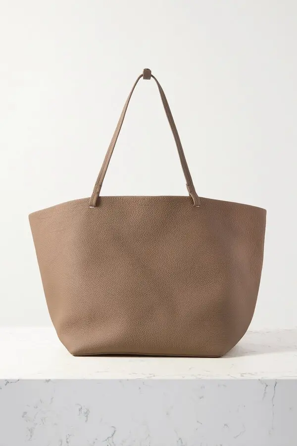 THE ROW Park Xl Textured-leather Tote - Brown