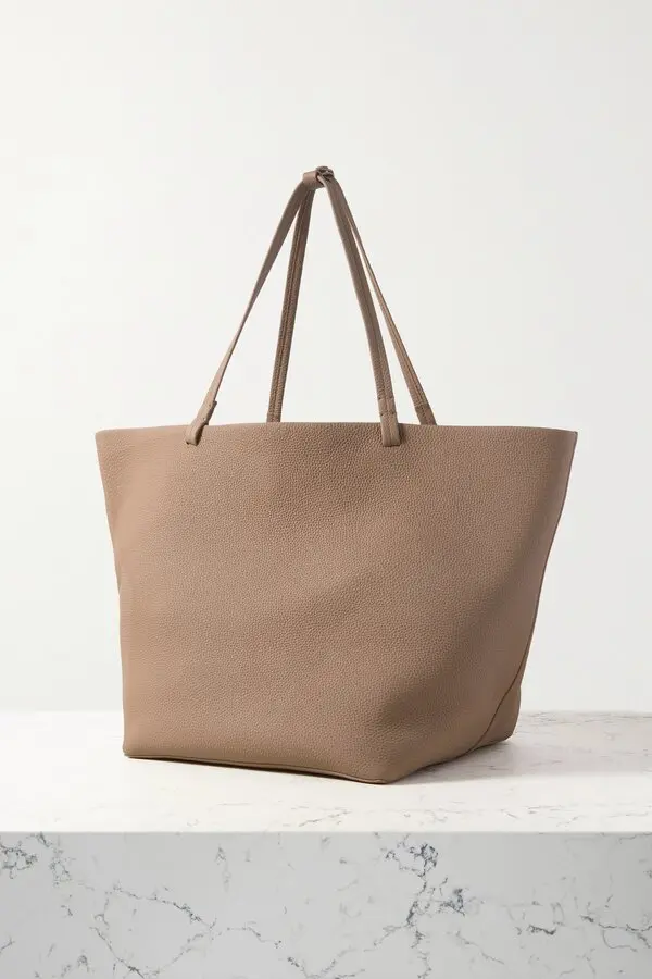 THE ROW Park Xl Textured-leather Tote - Brown