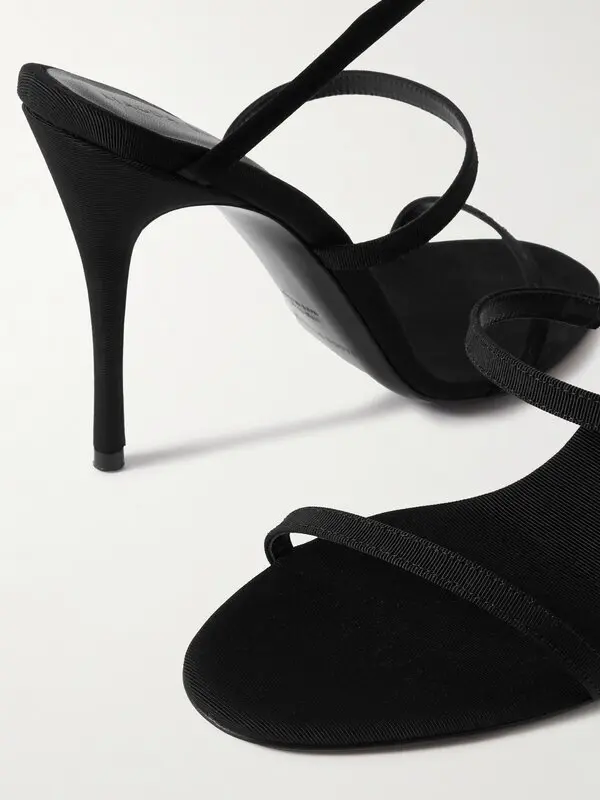 Magda Butrym Appliquéd Grosgrain Sandals