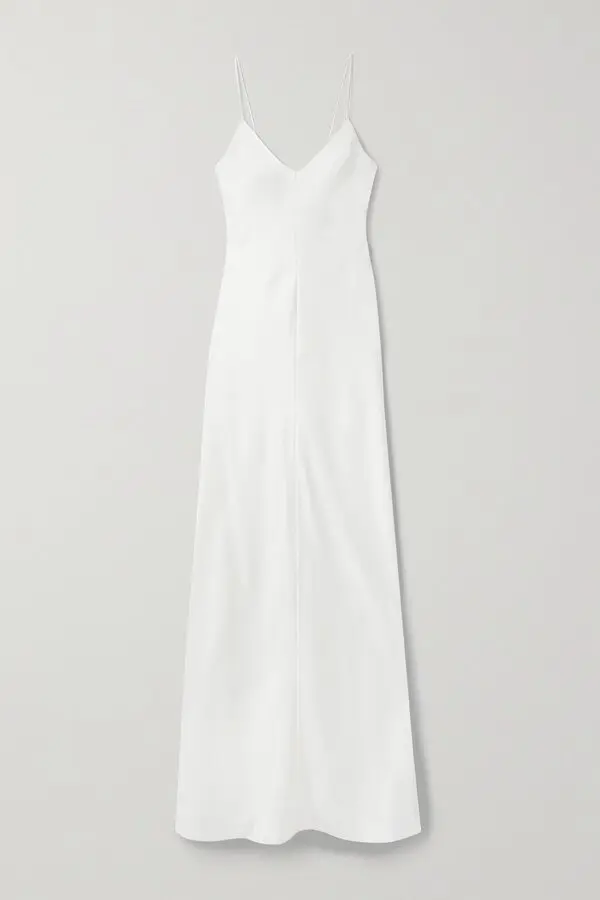 THE ROW Guinevere Silk-satin Maxi Dress