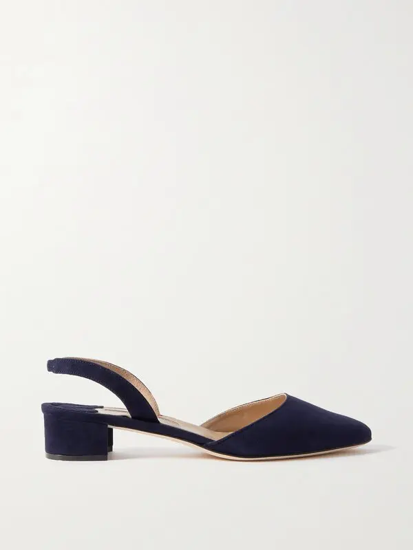 Manolo Blahnik Aspro 30 Slingback Pumps