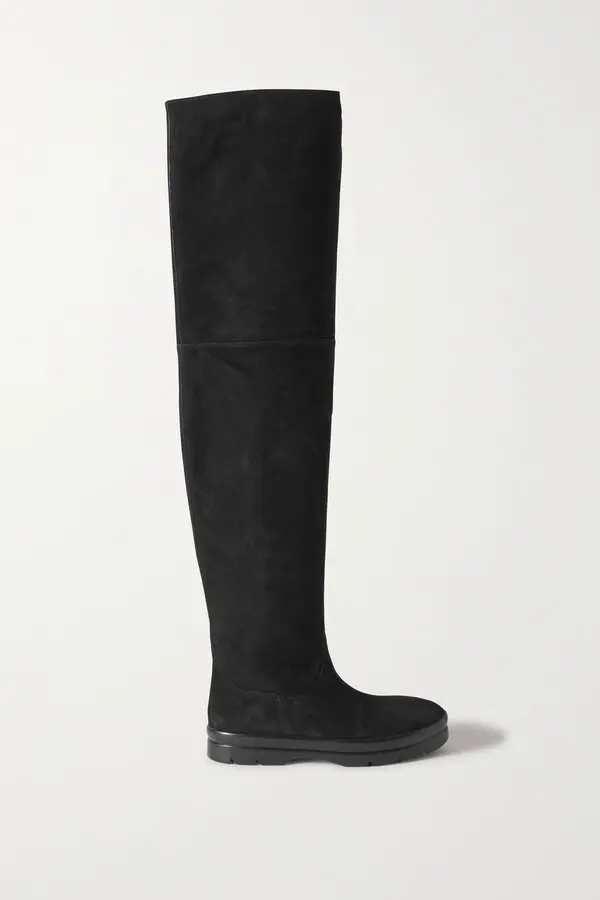 THE ROW Billie Suede Over-the-knee Boots