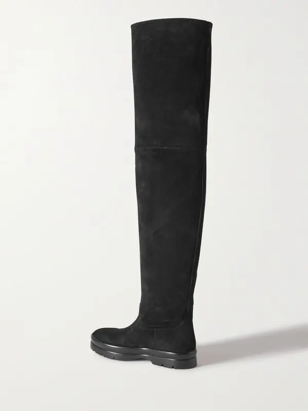 THE ROW Billie Suede Over-the-knee Boots