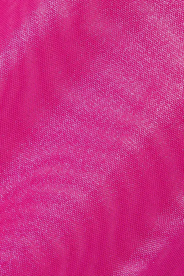 Oseree Stretch-lamé Flared Pants