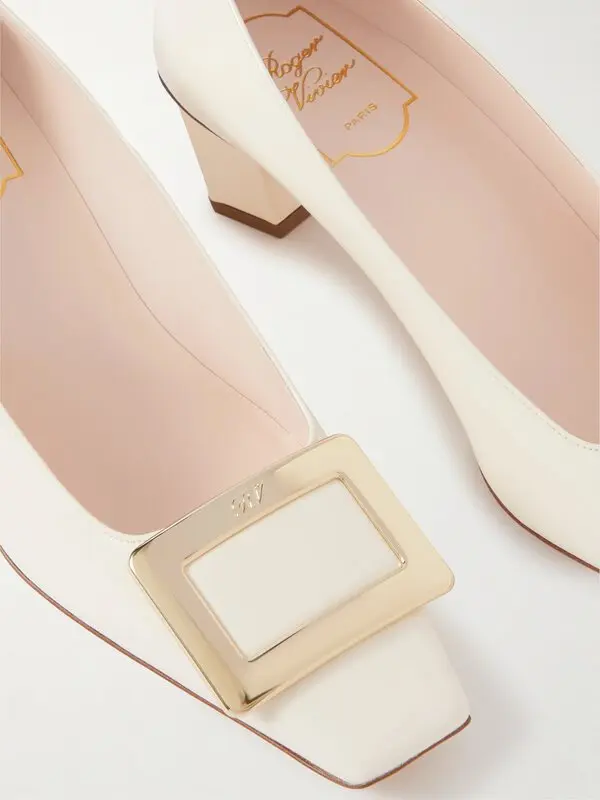 ROGER VIVIER Belle Vivier 45 Patent-leather Pumps