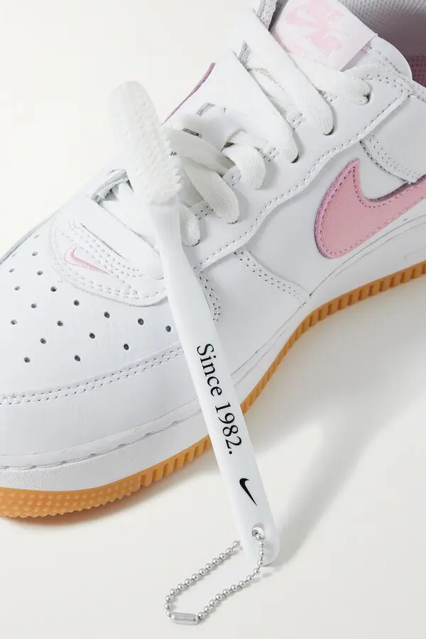 Nike Force 1 Low Retro Leather Sneakers - White