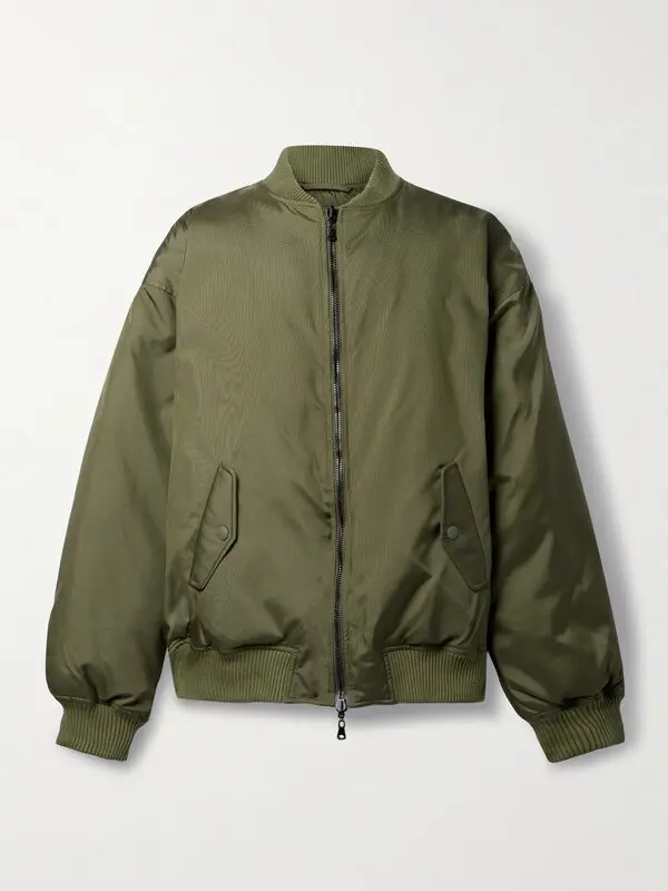 Wardrobe.NYC Reversible Quilted Shell Bomber Jacket