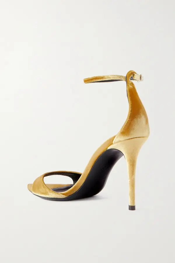 GIUSEPPE ZANOTTI Veronica Velvet Sandals