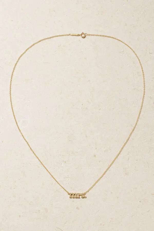 JENNIFER MEYER Mrs 18-karat Diamond Necklace