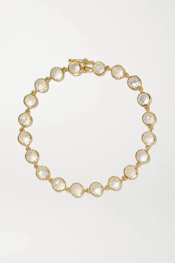 Irene Neuwirth Classic 18-karat Moonstone Bracelet - Gold