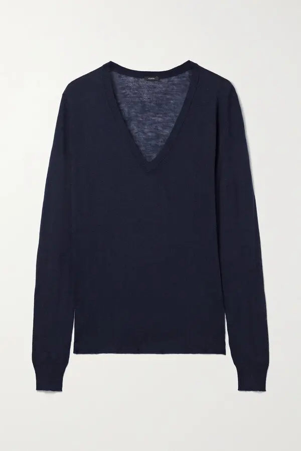 JOSEPH Cashair Cashmere Sweater - Blue