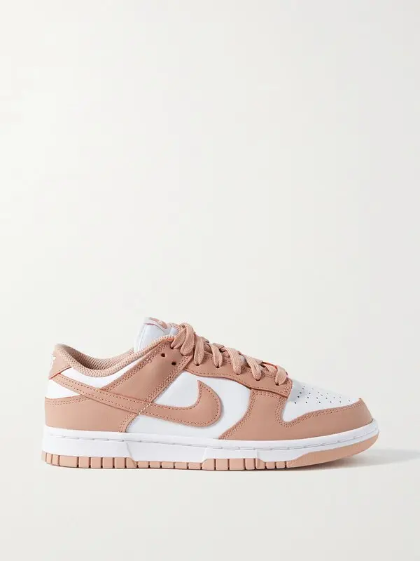 Nike Dunk Low Leather Sneakers - Pink
