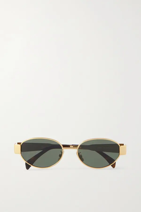 Celine Oval Sunglasses - Gold