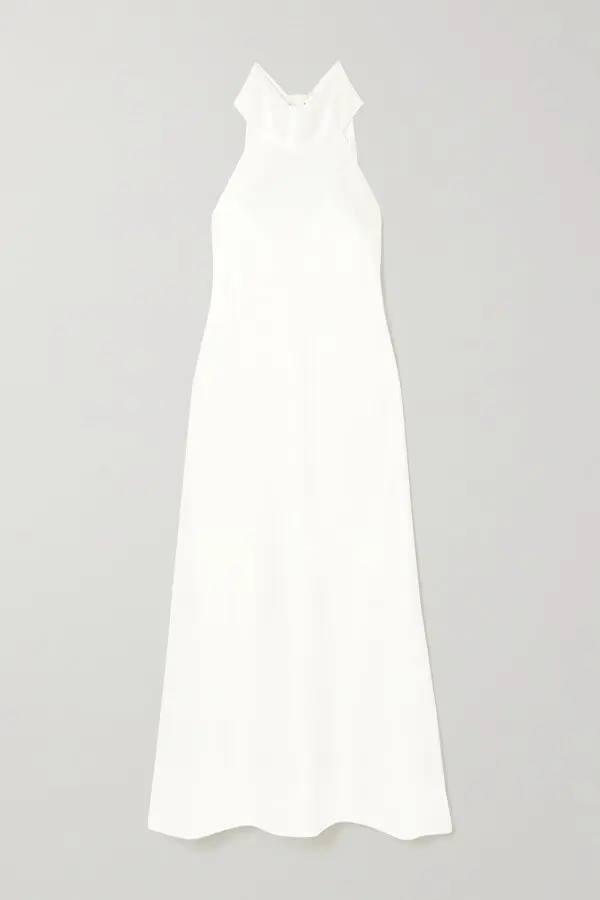 Galvan Sienna Halterneck Midi Dress