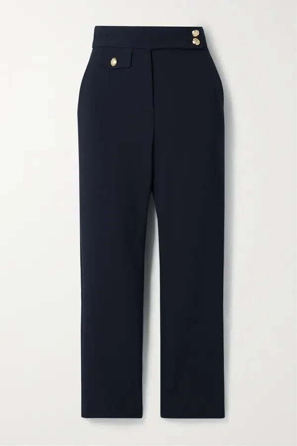 Veronica Beard Renzo Cropped Straight-leg Pants