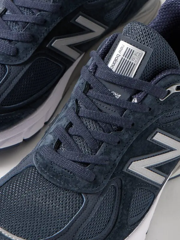 NEW BALANCE 990v4 Suede And Mesh Sneakers