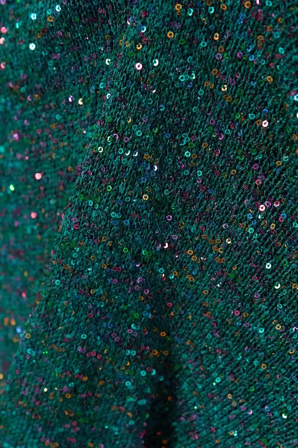Loewe Knotted Sequined Knitted Skirt