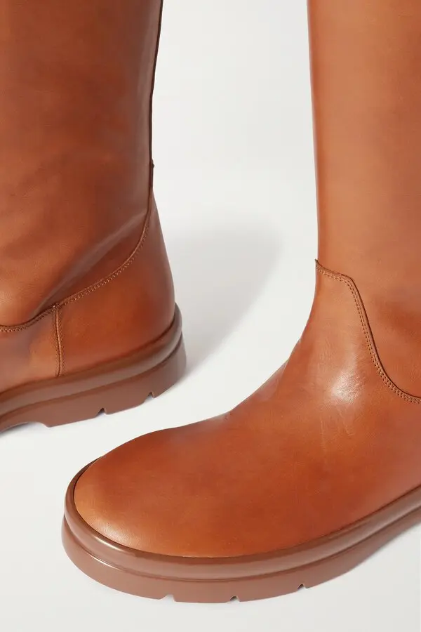 THE ROW Billie Leather Knee Boots