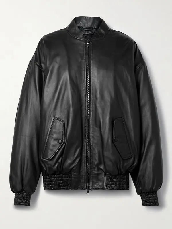 Wardrobe.NYC Leather Bomber Jacket
