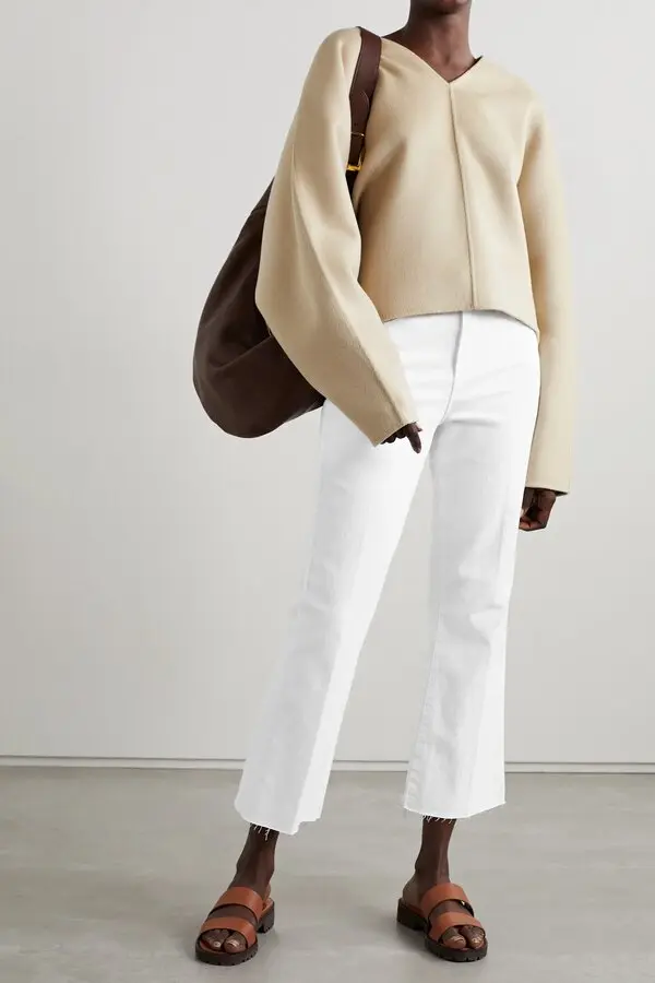 L'Agence Kendra Cropped Flared Jeans