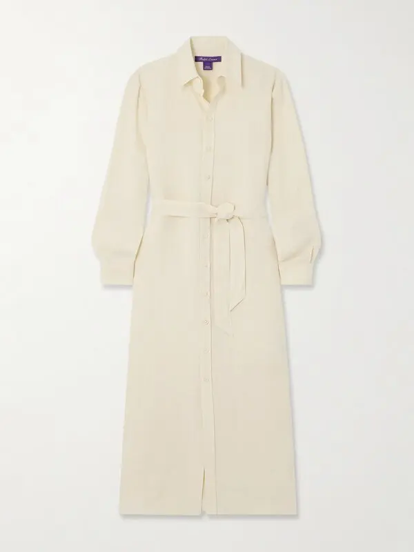 Ralph Lauren Vicki Linen Midi Shirt Dress
