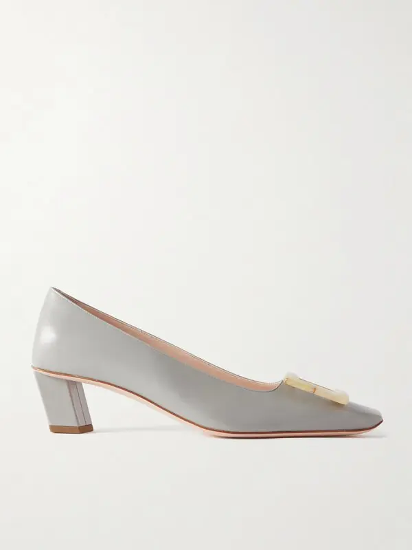 ROGER VIVIER Belle Vivier 45 Leather Pumps
