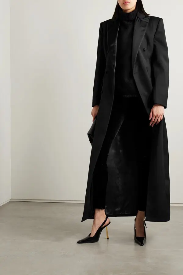 Wardrobe.NYC Stretch-velvet Leggings