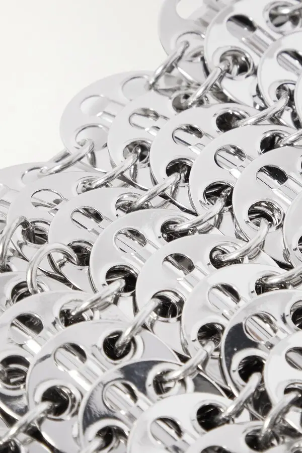 Rabanne 1969 Nano Chainmail Shoulder Bag - Silver