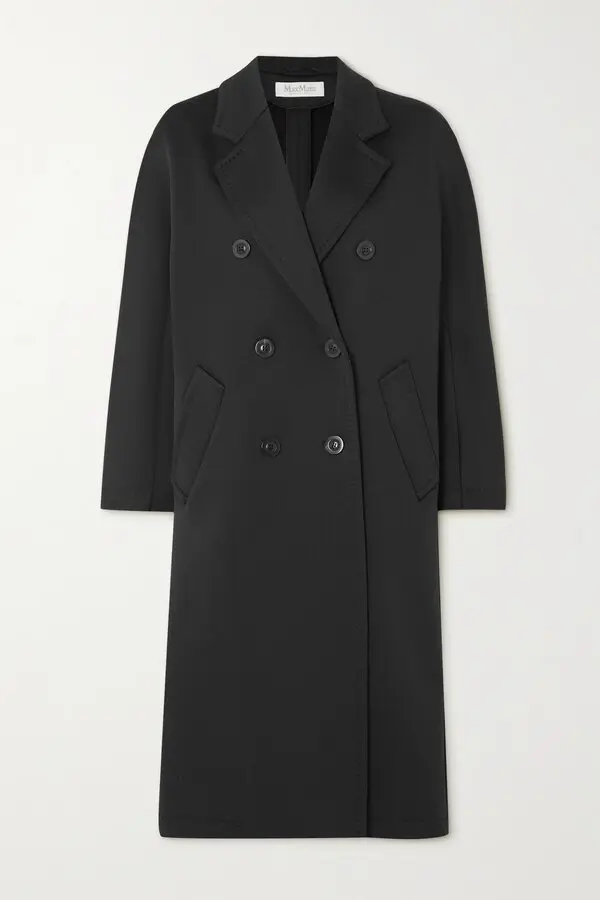 Max Mara Madame Double-breasted Woven Coat
