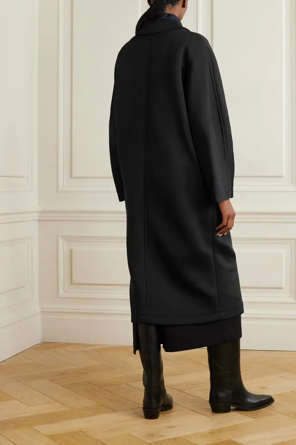 Max Mara Madame Double-breasted Woven Coat