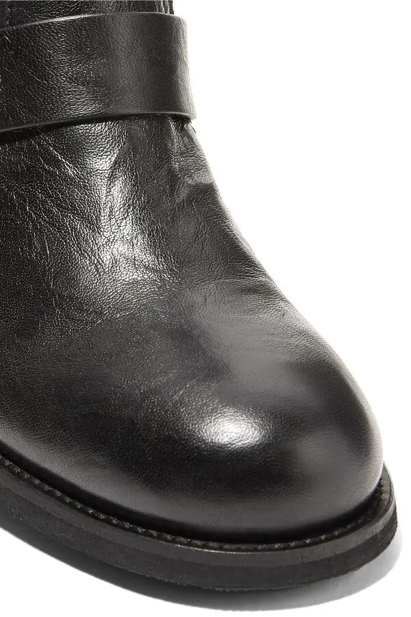 JIMMY CHOO Youth Leather Ankle Boots