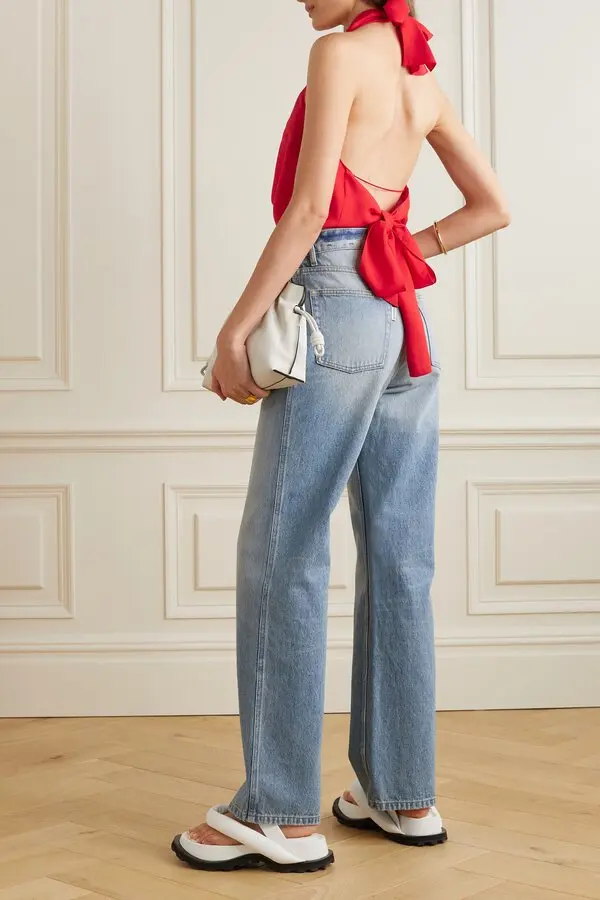 Gauchère Open-back Halterneck Top