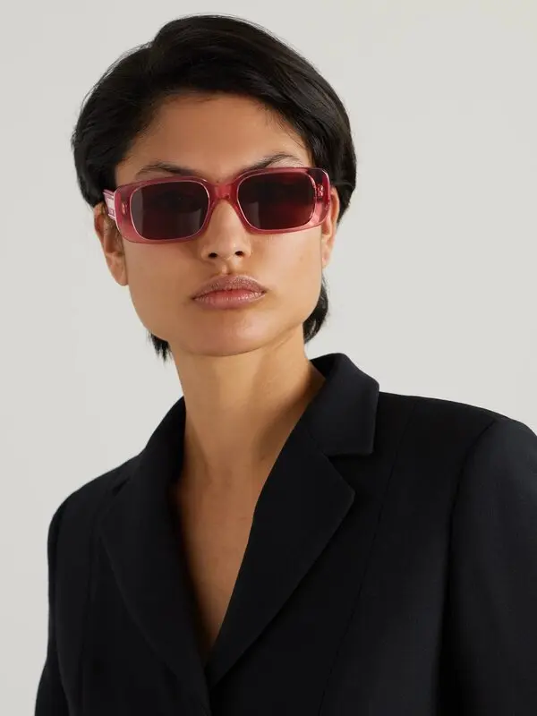 Dior Wildior S2u Rectangular-frame Sunglasses - Pink