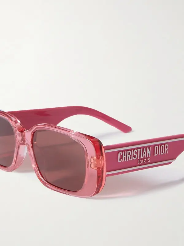 Dior Wildior S2u Rectangular-frame Sunglasses - Pink