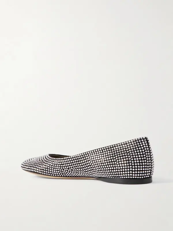 Loewe Crystal-embellished Ballet Flats