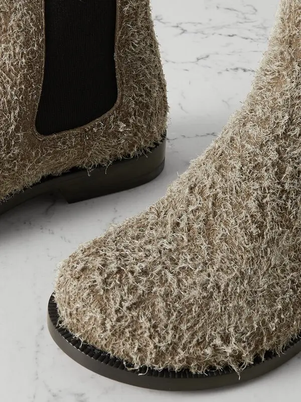 Loewe Brushed Suede Chelsea Boots