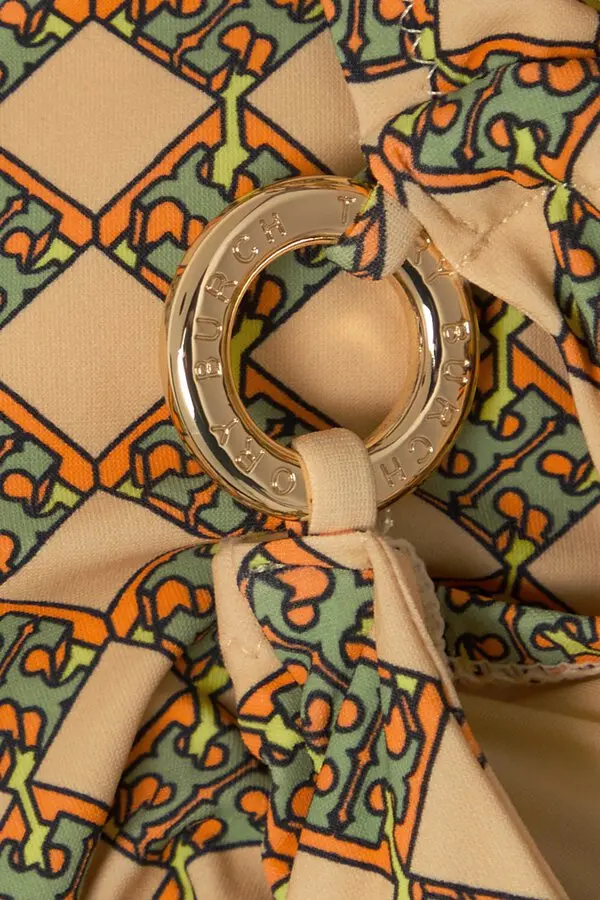 Tory Burch Embellished Halterneck Swimsuit