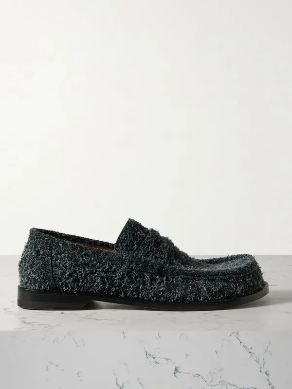 Loewe Campo Brushed Suede Loafers