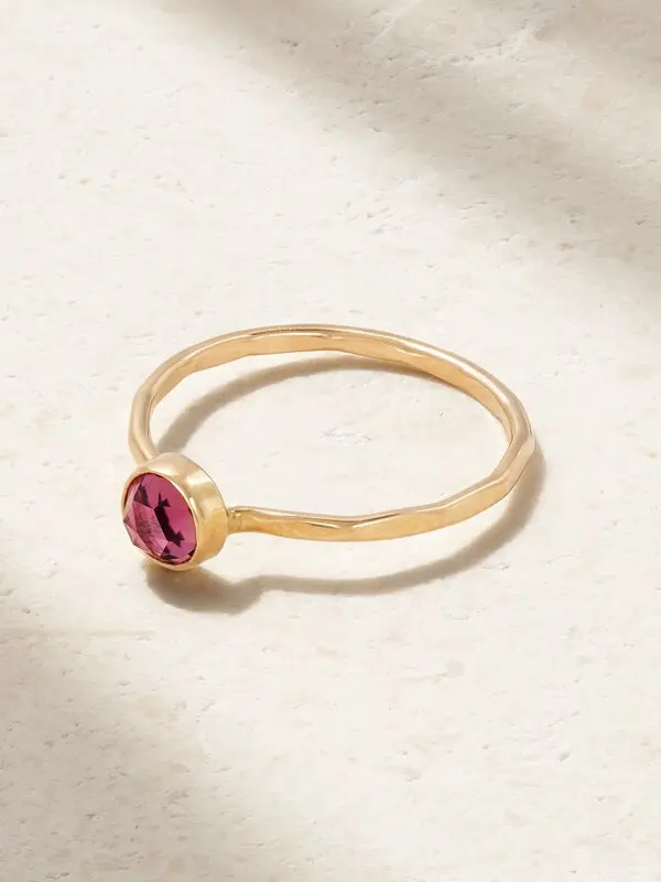 MELISSA JOY MANNING 14-karat Recycled Gold Tourmaline Ring - Pink