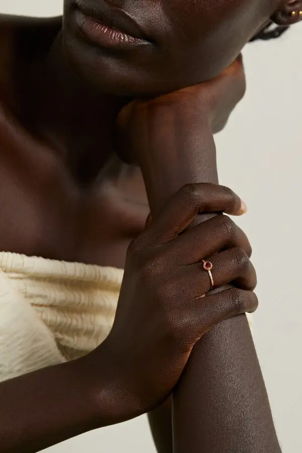 MELISSA JOY MANNING 14-karat Recycled Gold Tourmaline Ring