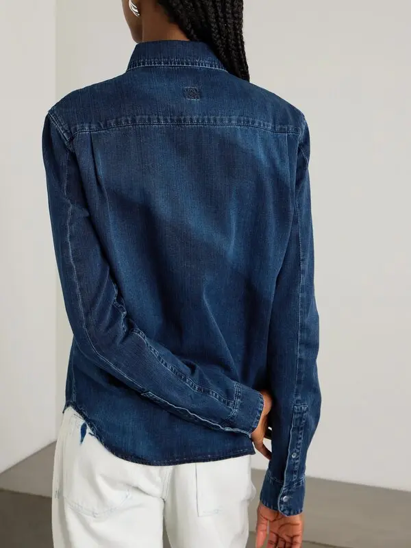 Loewe Pleated Denim Shirt