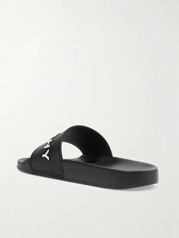 Givenchy Logo-print Rubber Slides