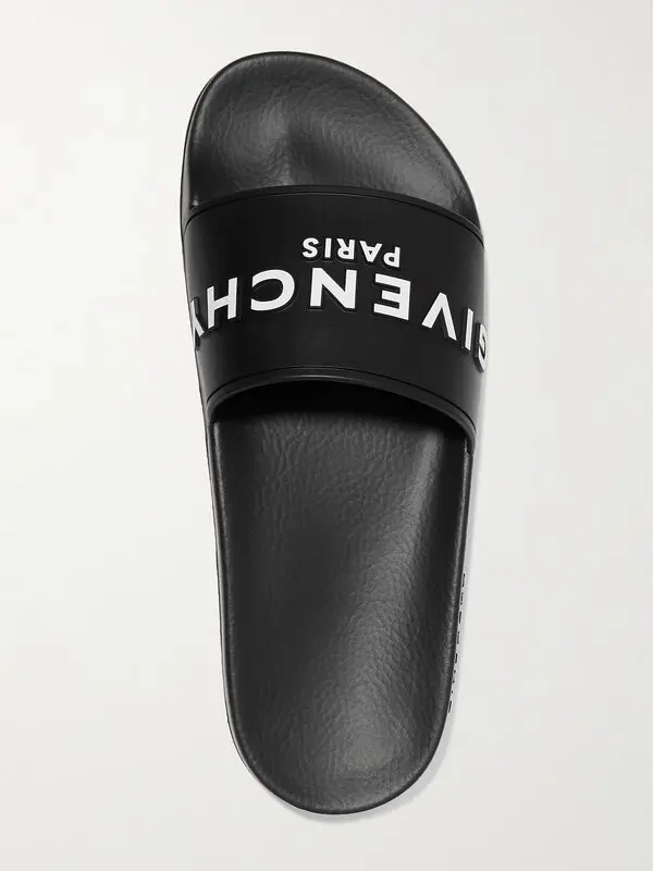 Givenchy Logo-print Rubber Slides