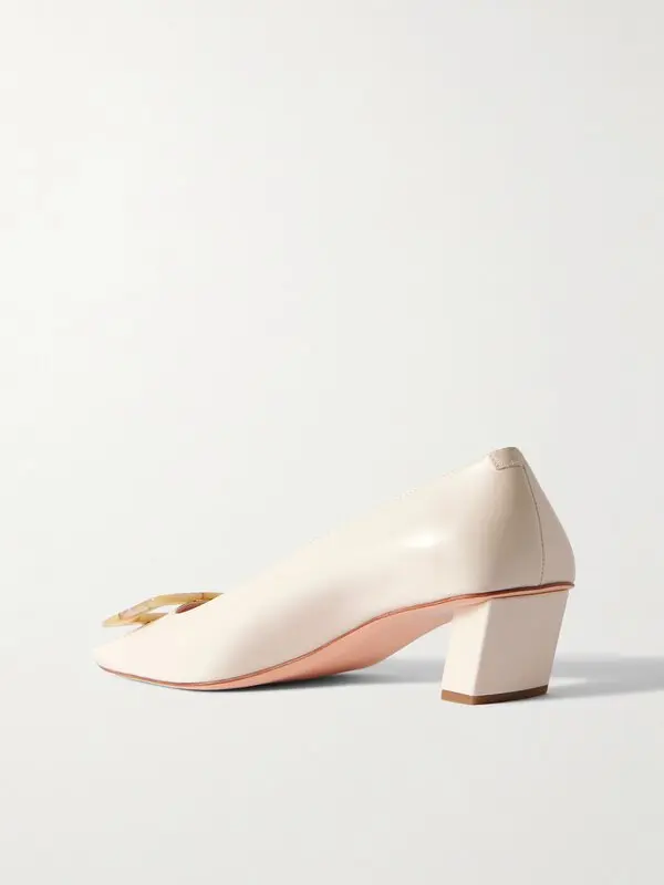 ROGER VIVIER Belle Vivier 45 Leather Pumps