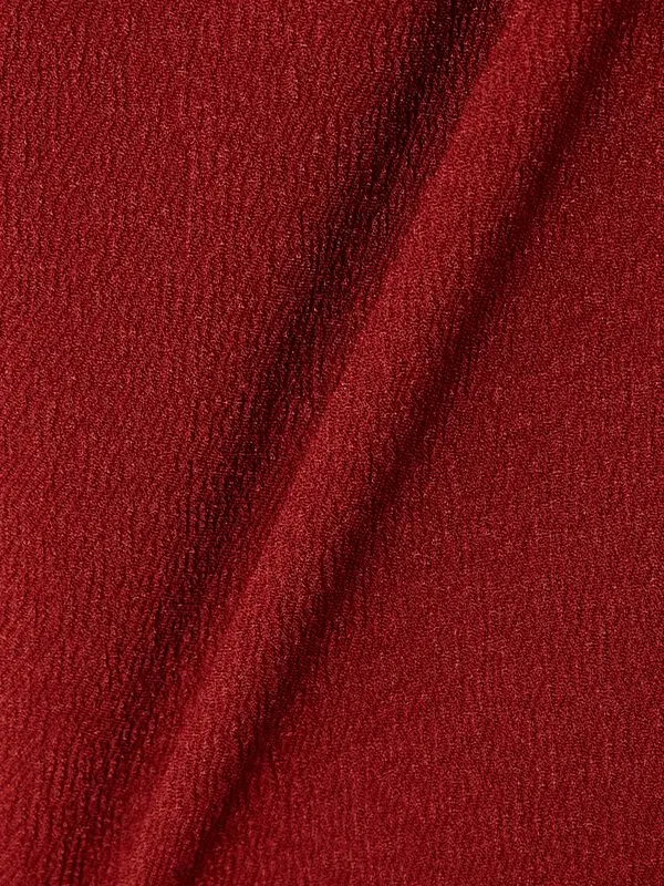 CORTANA Fiona Asymmetric Silk-blend Maxi Dress