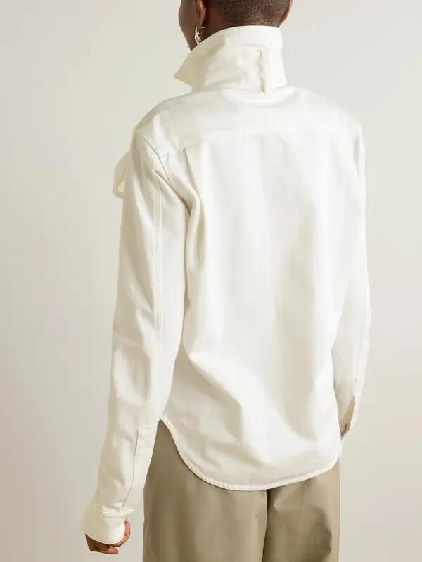 Loewe Pussy-bow Cotton-twill Blouse
