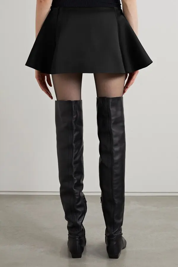 Khaite Rafla Woven Mini Skirt