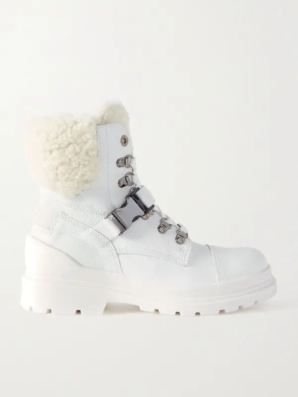 Bogner St. Moritz Buckled Shearling-lined Boots
