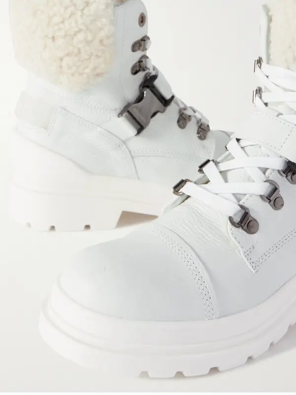 Bogner St. Moritz Buckled Shearling-lined Boots